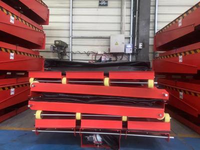 China Customizable Electric Hydraulic Loading Dock Leveler Safety Chain Powder Coated Finish en venta