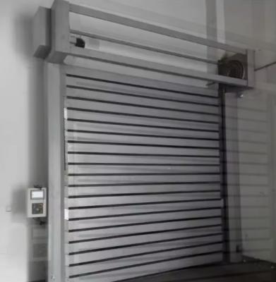 China Photoelectric Sensor Speed Spiral Door -20\u2103~ 50\u2103 Temperature Range PLC Control automatic high speed door for sale