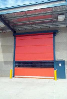 China Motorized Rapid Roller Doors For Warehouses With High Security for sale