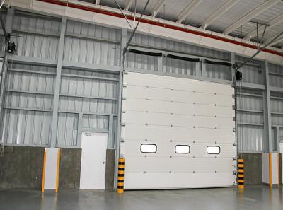 중국 50mm~80mm 두께의 단열판과 내구성 강철 구조를 가진 상업용 부문문 판매용