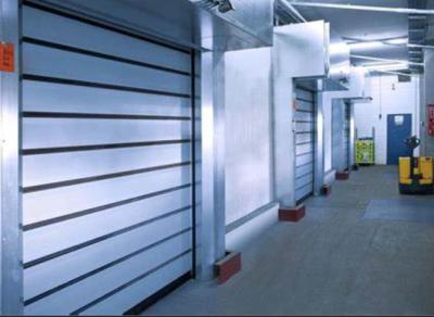 China Fast Partition 0.8m/s Opening Speed Aluminum Transparent High Speed Spiral Door For Safety And Efficiency for sale