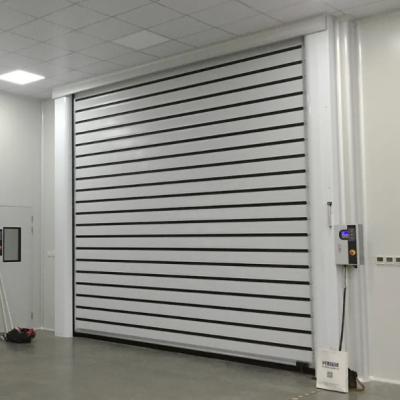 China Aluminum Transparent High Speed Spiral Door Safety Efficiency Customized For Convenience for sale