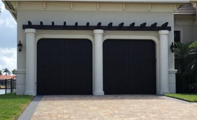 중국 50mm-80mm 두께 단열 섹션 차고 문 상업적 옵션 환기 파우더 코팅 마무리 판매용