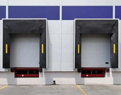 China Sistema de carregamento ajustável industrial Abrigo de porta de doca com cor personalizada à venda