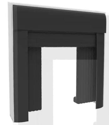 China Rectangular industrial ajustable inflable aislado hermético sellado refugio del muelle personalizado en venta