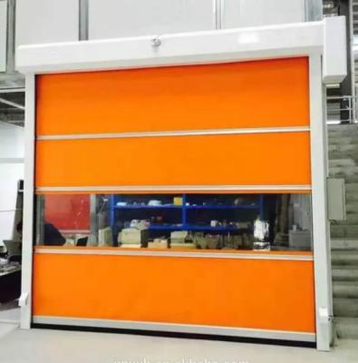DESEO Automatische Garage laag onderhoud Hoog snelheid PVC Roll Up Rapid Shutter Door 304 roestvrij staal materiaal