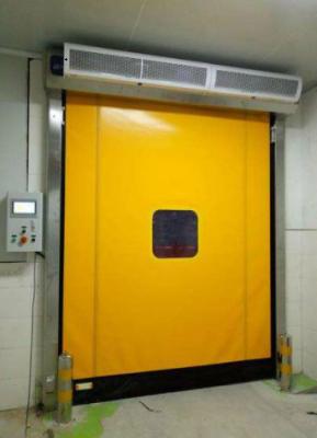 China Cold Storage High Speed PVC Roll Up Rapid Shutter Zipper Doors Door 304 Stainless Steel Material Insulation Yes and Manual/Automatic for sale