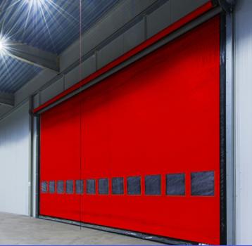 China Fast Automatic High Speed PVC Roll Up Rapid Shutter Door 304 Stainless Steel Speed Rolling Freezer Shutter Cold Storage Door for sale