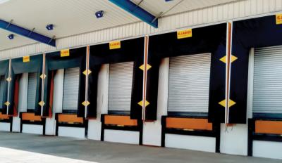 China Fixed Adjustable Loading System Dock Shelter with Galvanized Steel Liner and Wear-Resistant Fabric for sale