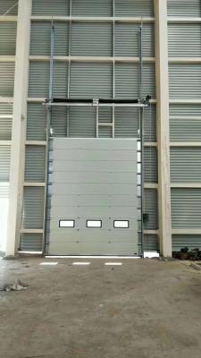 중국 공장을 위한 머리위 산업적 샌드위치 패널 화이트 색 조립식 문은 기호 논리학 단지를 사용합니다 판매용