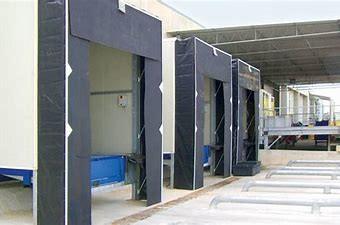 China O abrigo retrátil de carregamento mecânico personalizado da doca amortece a espessura de 3mm à venda