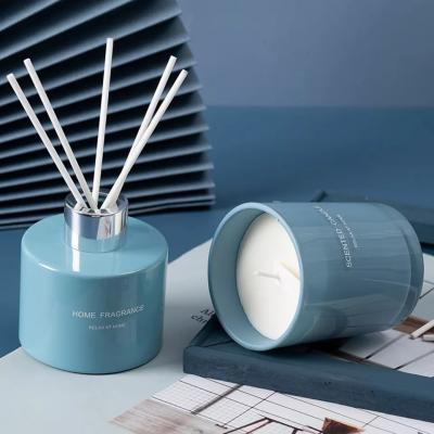 Cina Il contenitore di regalo profumato di lusso della candela di Amazon fissa la fragranza domestica in vendita