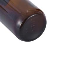 China 2oz Amber Boston Round Bottles for sale