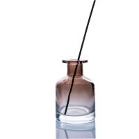 China Round Luxury Gradients 50ml Diffuser Glass Bottle for sale