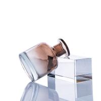 China Round Luxury Gradients 50ml Diffuser Glass Bottle for sale