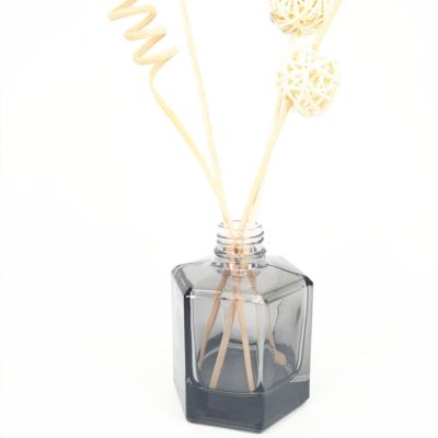 China Empty Hexagon Grey 100ml Luxury Diffuser Bottles for sale
