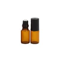 China 2ml Amber Glass Roll On Bottles for sale