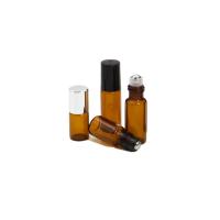 China 2ml Amber Glass Roll On Bottles for sale