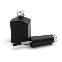 China Black Painted UV Protected 17ml Empty Nail Polish Bottles for sale