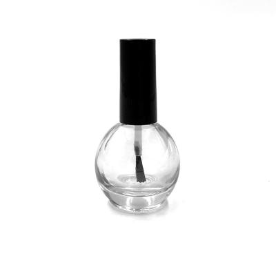 China 10ML CLARAMENTE COLOREAN AL ESMALTE DE UÑAS VACÍO DE LA FORMA REDONDA QUE EL VIDRIO SACUDE LAS BOTELLAS DE CRISTAL en venta
