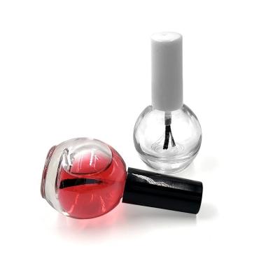 China 10ML DE DUIDELIJKE VAN HET HET NAGELLAKglas VAN KLEUREN LEGE RONDE SHAPE FLESSEN VAN HET DE KRUIKENglas Te koop