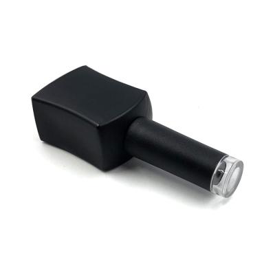 China O preto protegido UV pintou a garrafa do quadrado do verniz para as unhas do gel 17ml à venda