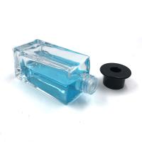 China Clear Crystal 8 Ounce 240ml Square Diffuser Bottles for sale