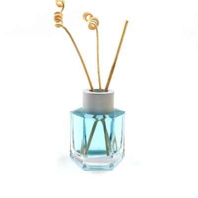 Cina Collo d'argento 50ml Reed Diffuser Glass Bottles della vite in vendita
