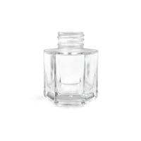 China Silver Screw Neck 50ml Reed Diffuser Glass Bottles for sale