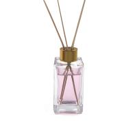 China Square Decorative Crystal 115ml Glass Bottle For Reed Diffuser for sale