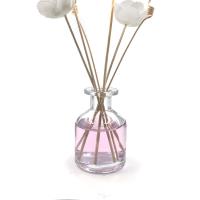 China Round Shape Clear 140ml Diffuser Glass Bottle for sale