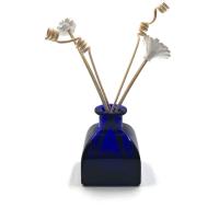 China Room Blue Coating 50ml Decorative Diffuser Bottles for sale