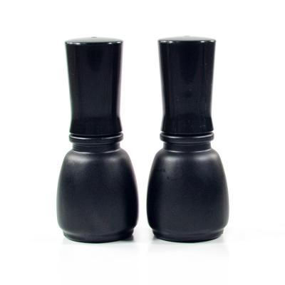 China botellas vacías únicas del esmalte de uñas de 7ml 9ml 11ml con el casquillo negro en venta