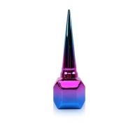 China 10ml Rhombus Electroplate Empty Nail Polish Bottles for sale