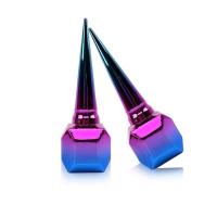 China 10ml Rhombus Electroplate Empty Nail Polish Bottles for sale