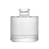 China Customised Round Clear 120ml Glass Bottle For Reed Diffuser for sale