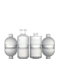 China Customised Round Clear 120ml Glass Bottle For Reed Diffuser for sale
