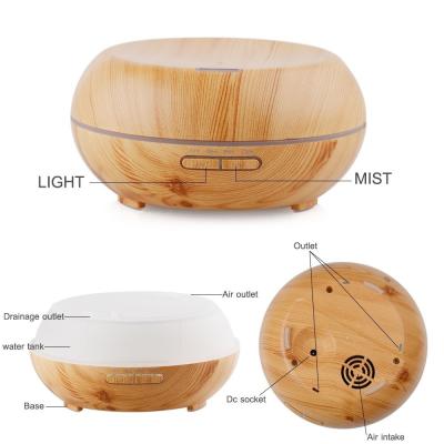 China Van de het Decor de Houten Korrel van het RoHS200ml Huis Luchtbevochtiger van het de Radiator Elektrische Aroma Te koop