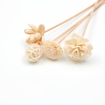 Cina massa di 200ml Reed Diffuser Jars Bottles con Sola Flower in vendita