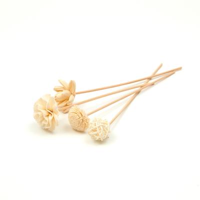 Cina massa di 200ml Reed Diffuser Jars Bottles con Sola Flower in vendita