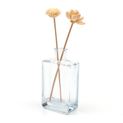 Cina massa di 200ml Reed Diffuser Jars Bottles con Sola Flower in vendita