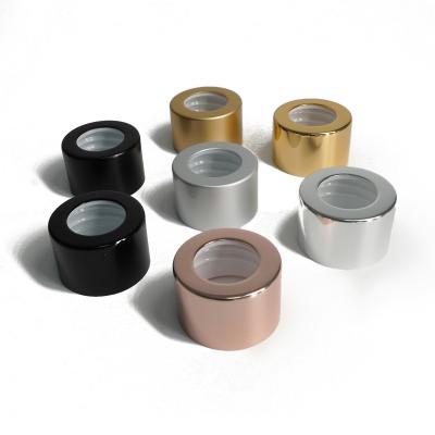 China Casquillo de plata brillante del difusor del tornillo de 28m m para la botella casera del aroma en venta