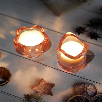 China Velas Scented duradouros dos frascos de vidro coloridos românticos do projeto extravagante luxuoso à venda