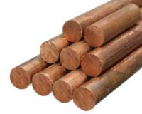 China Pure Solid Copper Rod Round Bar C11000 C1100 Custom for sale