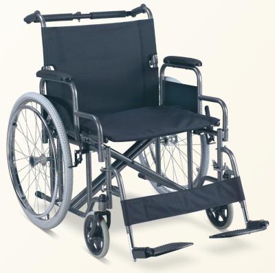 China Bariatric powder coating steel wheelchair 22