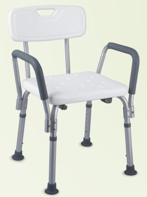 China Hoper detachable foam handle shower chair with seat back seat height adjustable for sale