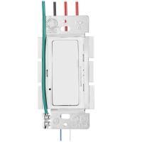 China 0-10V Digital IC Control Dimmer Rocker Switch with Slider - 110V-277V Input, 150W LED/600W Halogen Load Capacity for sale
