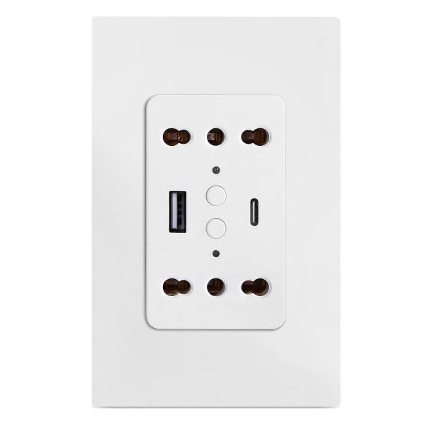 Quality Chile Version Households Dual Wifi Wall Socket 220-240V 50/60Hz for sale