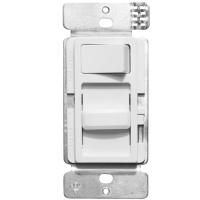 China Wall Mount LED Triac Dimming Switch 120V with 150W LED/600W Halogen Capacity and 5-100% Dimming Range for sale