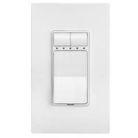 China Single Pole Rocker Paddle Dimmer Switch 120V 150W-600W Load Capacity with 5%-100% Dimming Range for sale